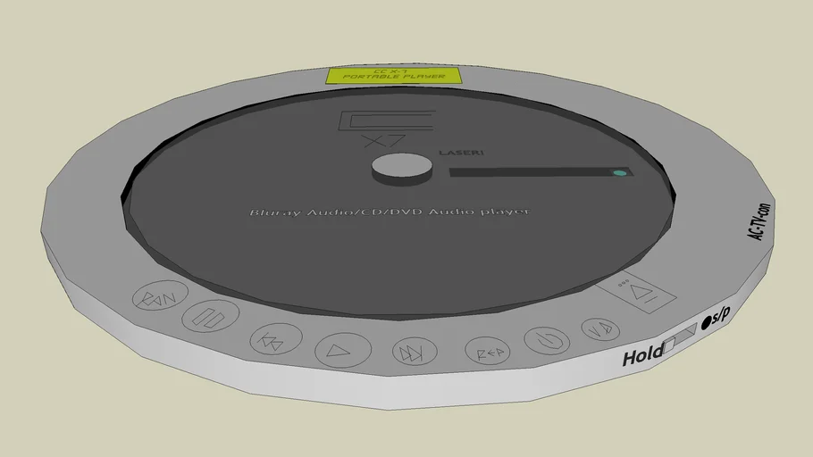 CC Electronics - X-7 Portable Player | 3D Warehouse