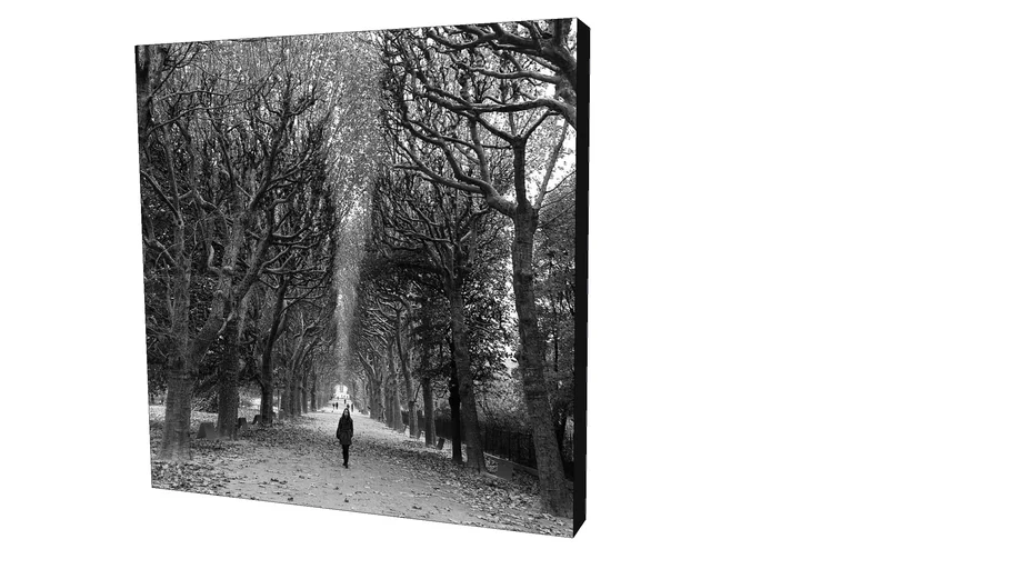 Quadro Dorival Moreira - Coleção Trees 08 | 3D Warehouse