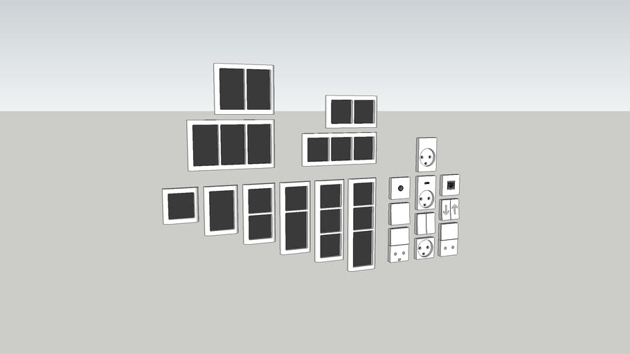 LK Fuga Softline 63 - Adskilt | 3D Warehouse