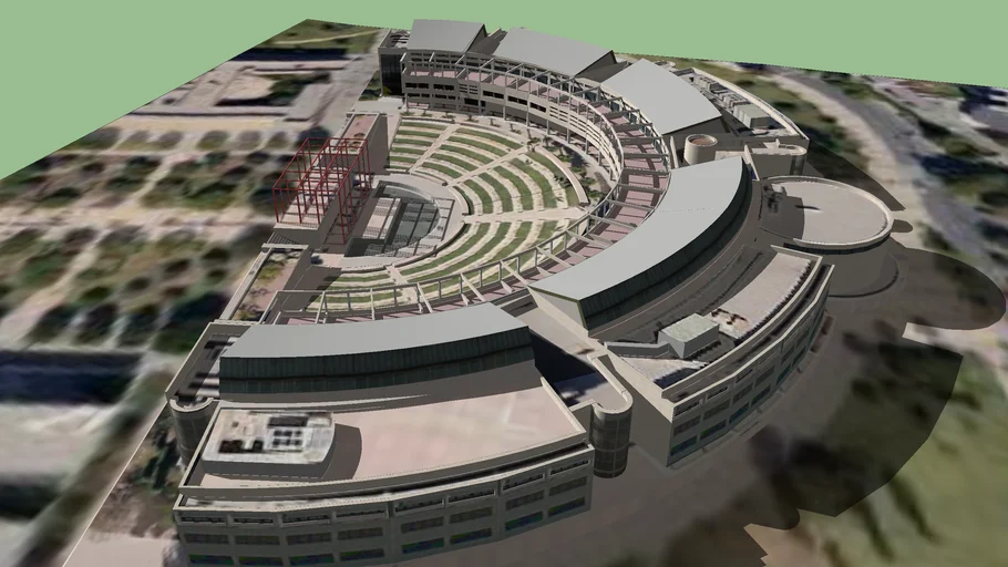 Aulario II y Anfiteatro.(2). San Vicente. Alicante. España | 3D Warehouse