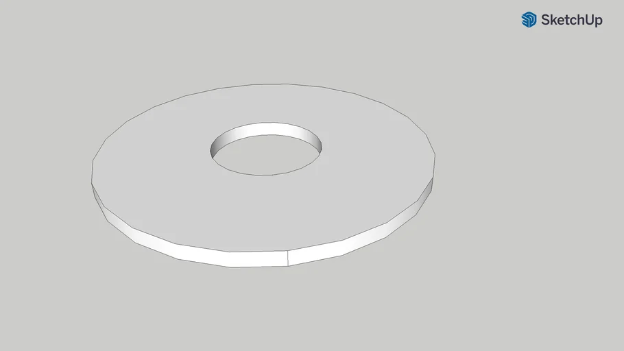 Circle with hole | 3D Warehouse