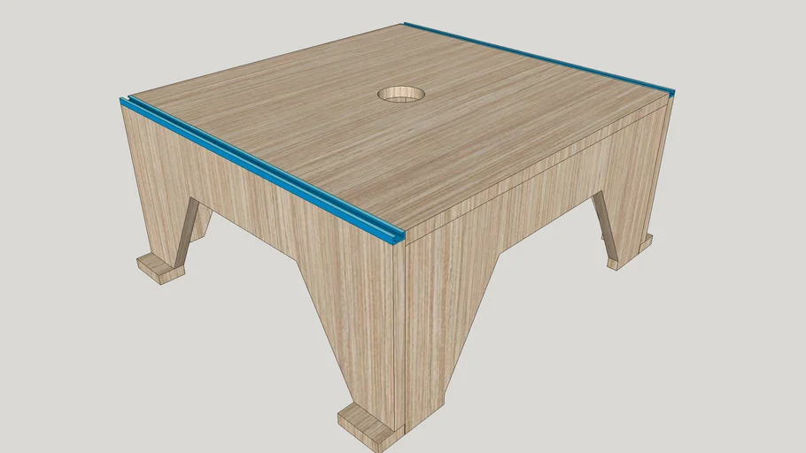 folding router table | 3D Warehouse