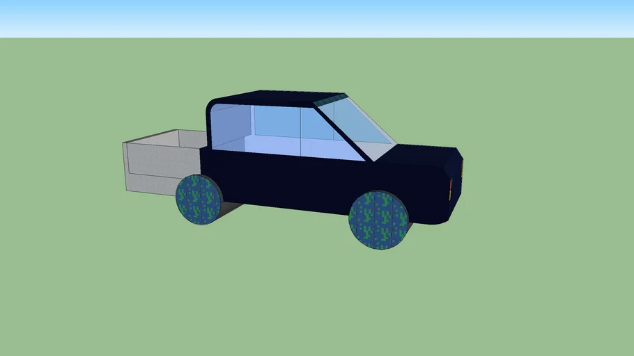Blue Pickup Truck Ligon Sketchup Club | 3D Warehouse