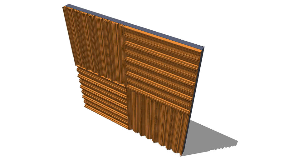 QRD P13 Slat Diffuser Array | 3D Warehouse