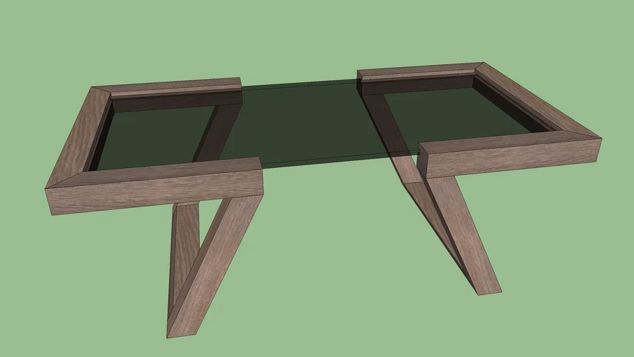 Wooden table | 3D Warehouse