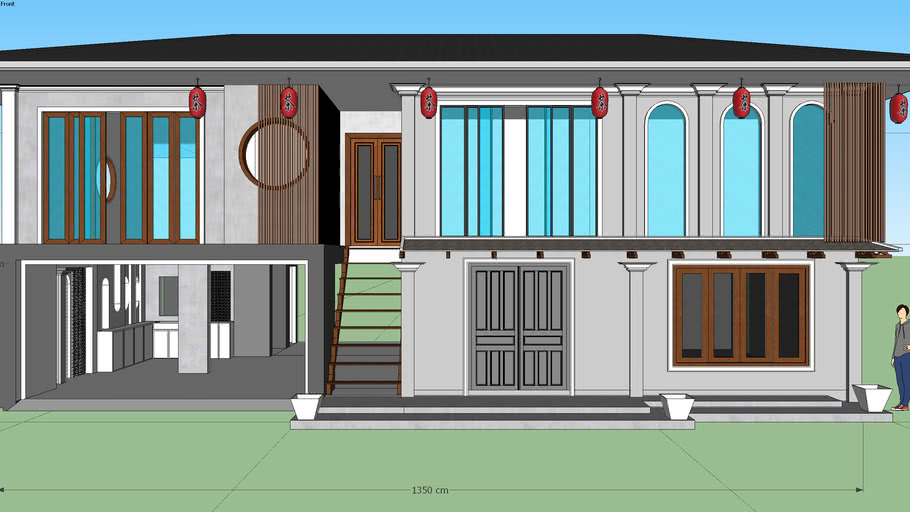 chinese style house | 3D Warehouse
