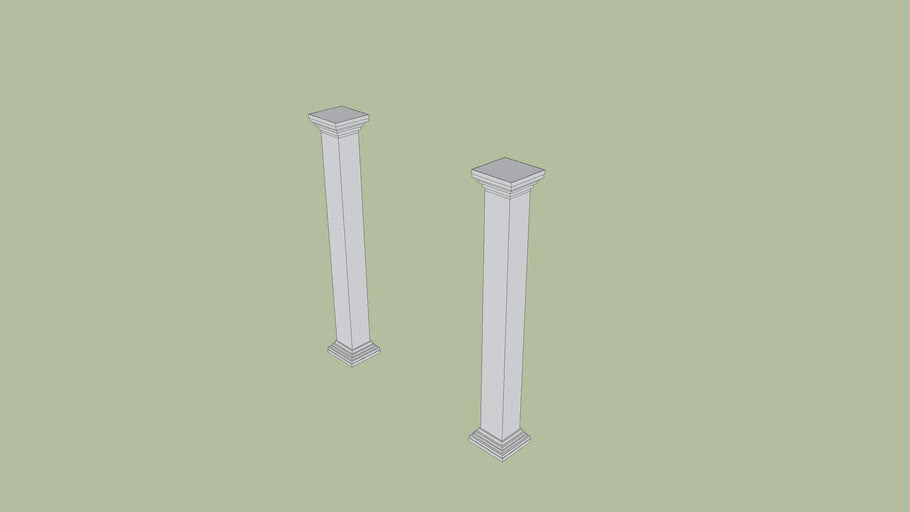 square columns | 3D Warehouse