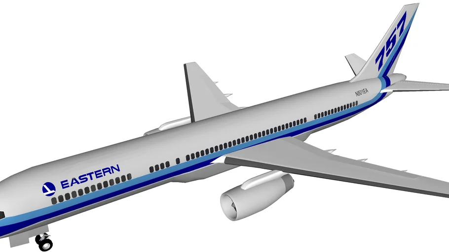 Eastern Airlines Boeing 757-200 | 3D Warehouse
