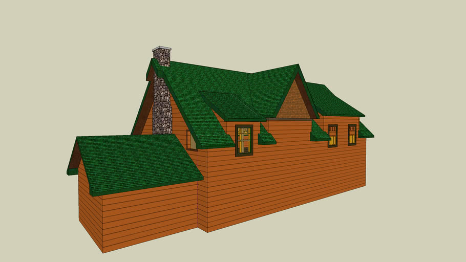 Timber Frame Home | 3D Warehouse