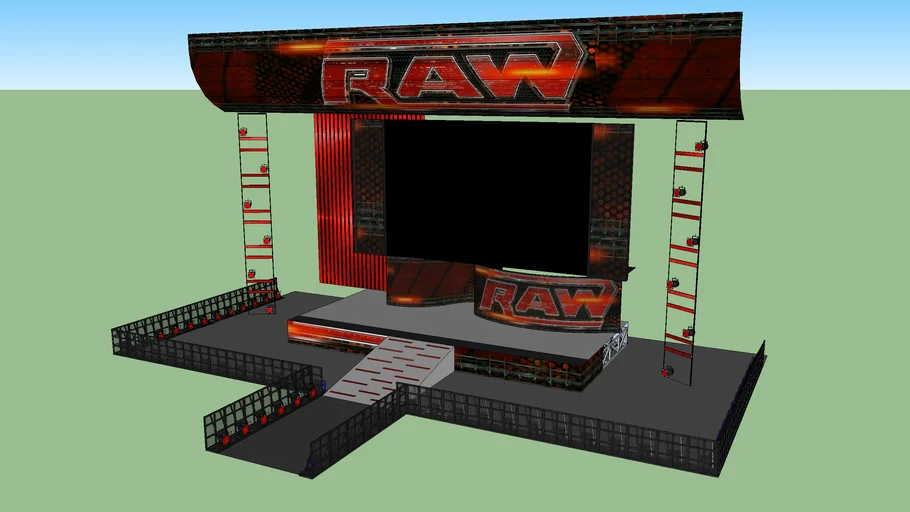 WWE RAW STAGE 2012 | 3D Warehouse