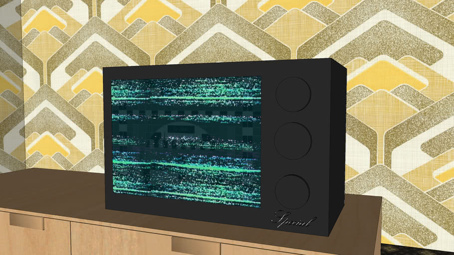 1972 Special TV - The first flatscreen TV. | 3D Warehouse