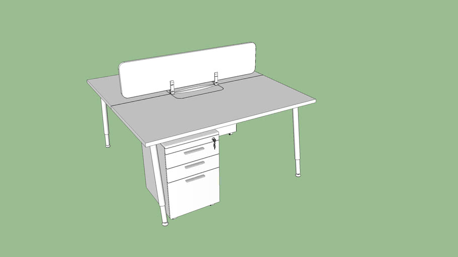 Indovickers Oblique Workstation | 3D Warehouse