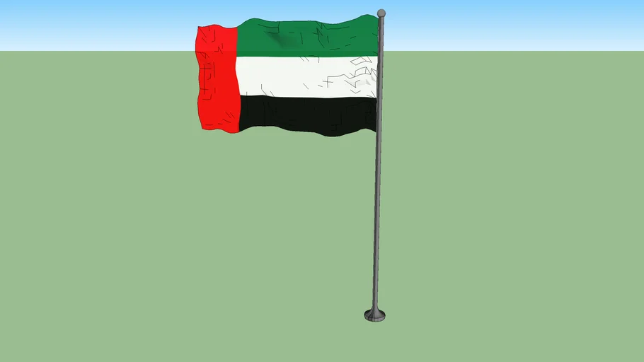Flag of the United Arab Emirates | 3D Warehouse