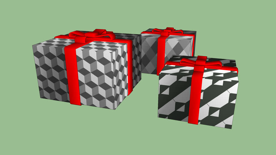 Christmas gift boxes | 3D Warehouse