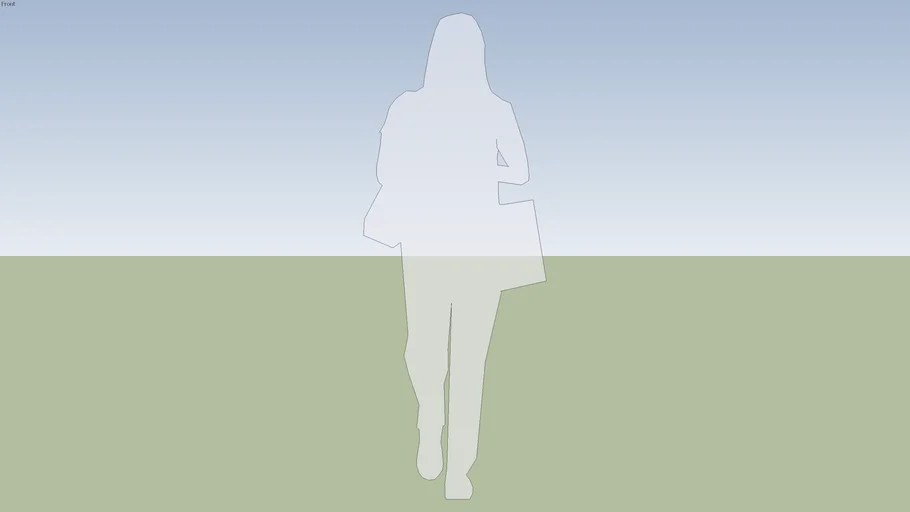 2D WOMAN SHOPPING | 3D Warehouse