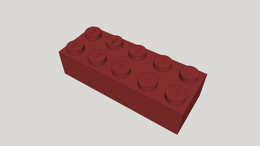 2x5 Lego Brick | 3D Warehouse