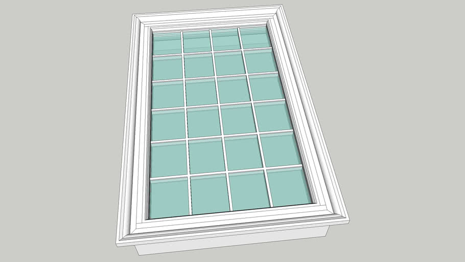 5030 Georgian Window FX | 3D Warehouse