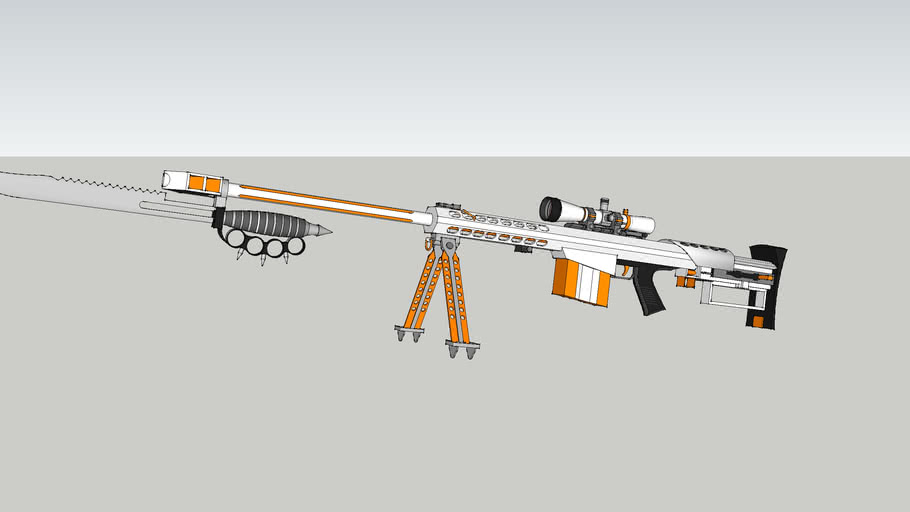 barret 50 cal custom | 3D Warehouse