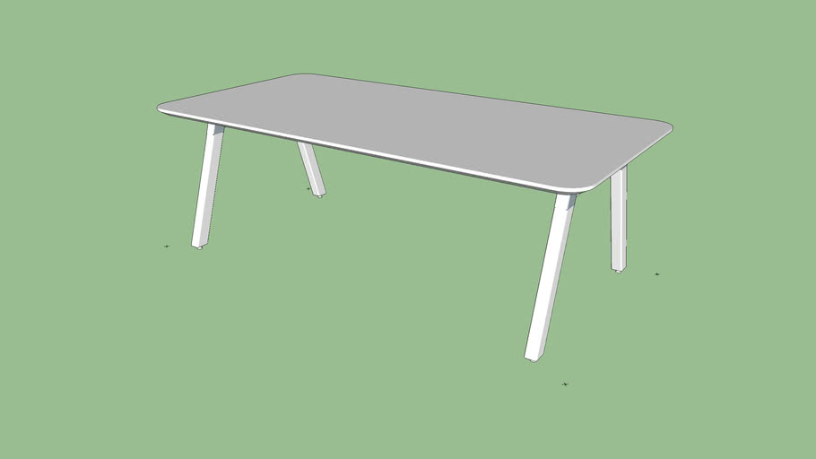 Knoll Rockwell Table | 3D Warehouse
