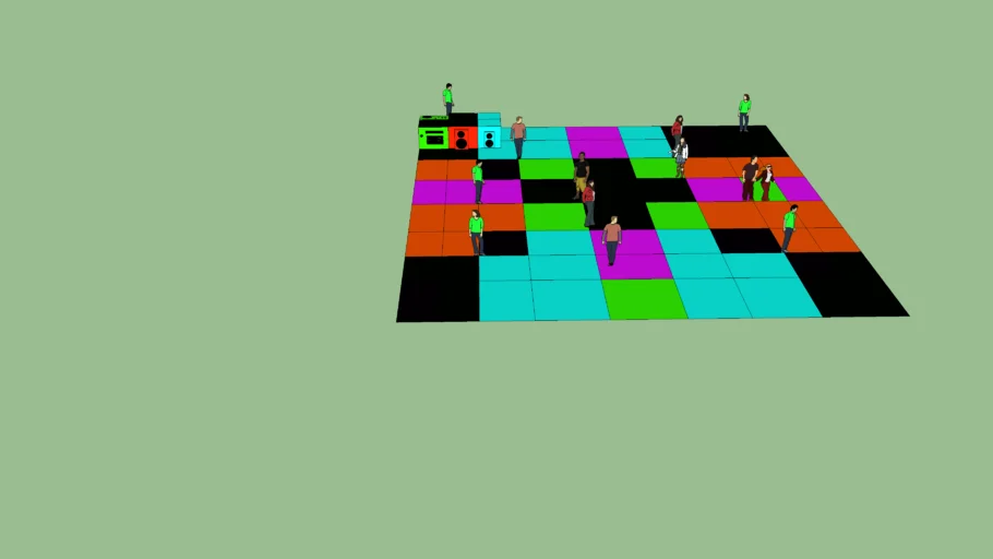 dance floor | 3D Warehouse