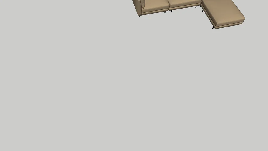 Sofacompany Vincent module bank | 3D Warehouse