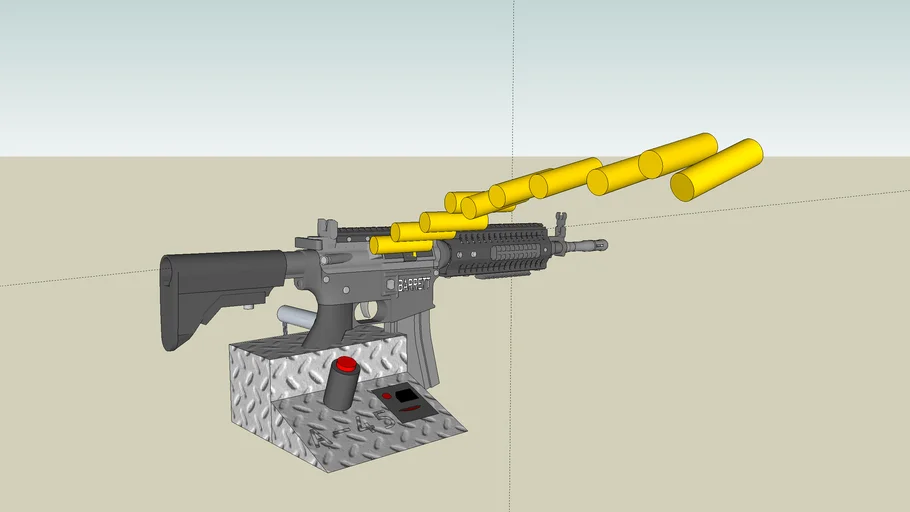 MOUNTIBLE GUN (45-CAL. MACHINE GUN) | 3D Warehouse