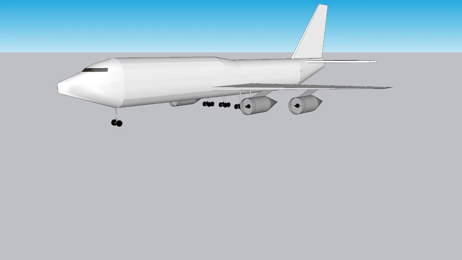 Boeing 747-400 Prototype by paint 3D company | 3D Warehouse
