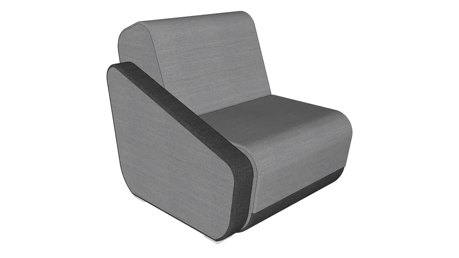 Open port modular seats LD seating | 3D Warehouse