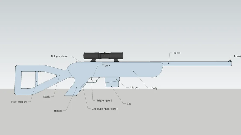 Sniper Rifle Finish Me Contest | 3D Warehouse
