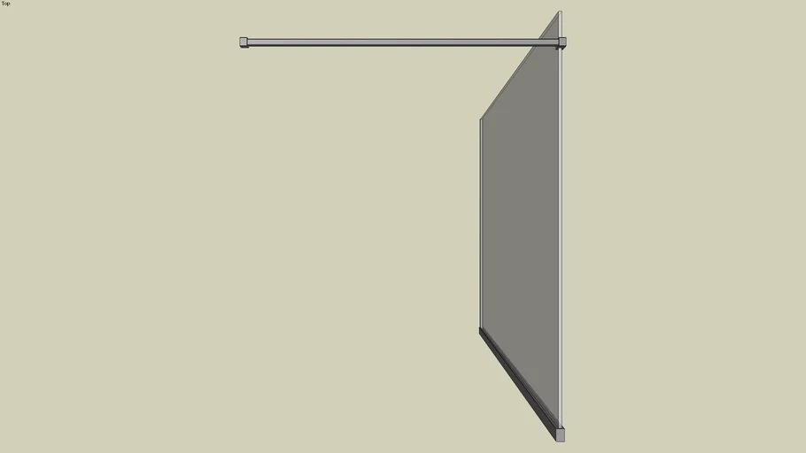 Shower Walk-in Panel | 3D Warehouse