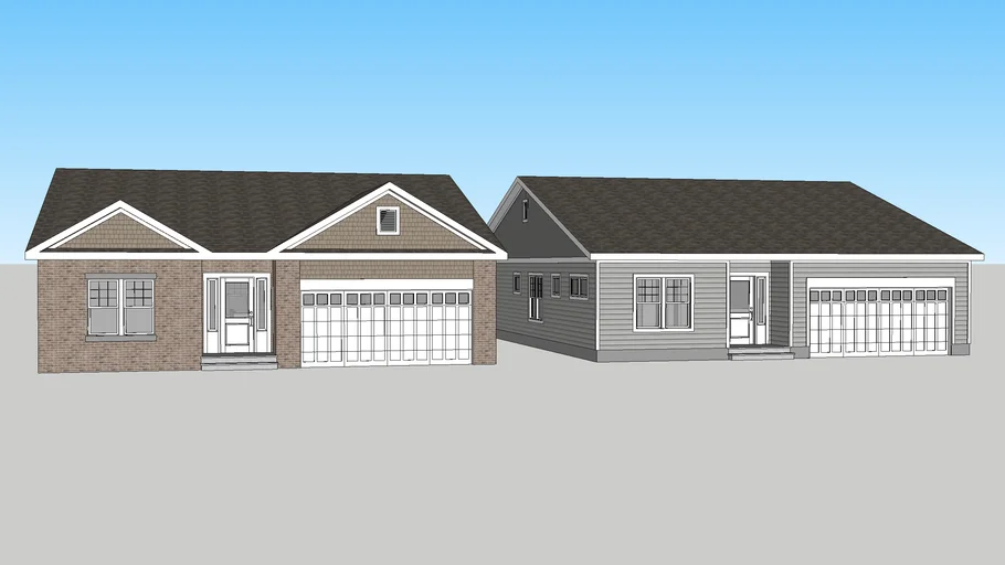 Rancher House Design Google Sketchup Plan 81333 | Ranch Style With 3