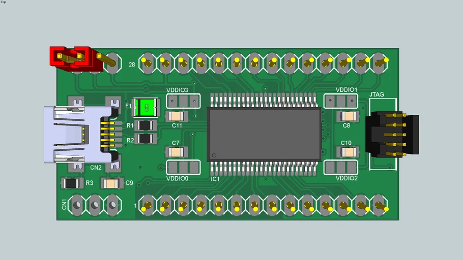 PSoC 3 TEST BOARD | 3D Warehouse