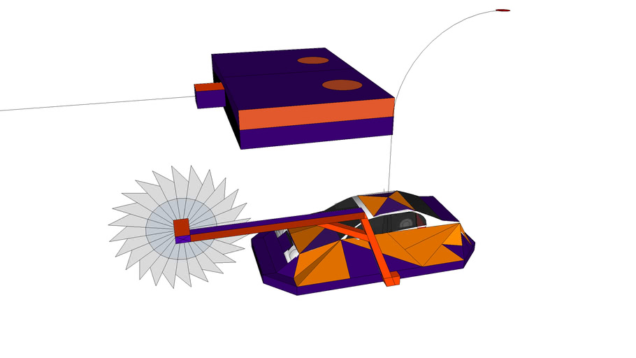 remote control battle bot car | 3D Warehouse