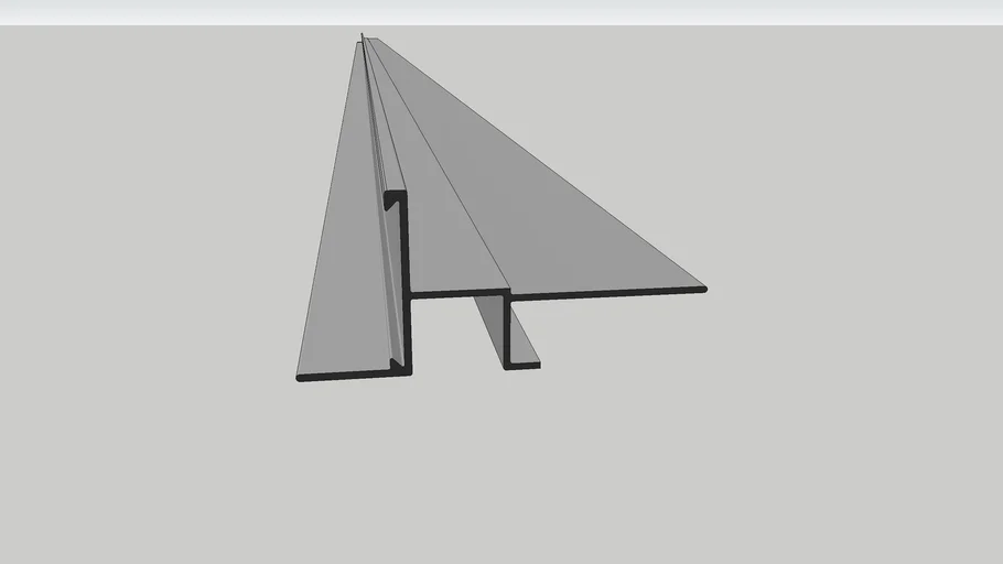 QIC SJA03 Ceiling Trim 15mm Shadow Gap | 3D Warehouse