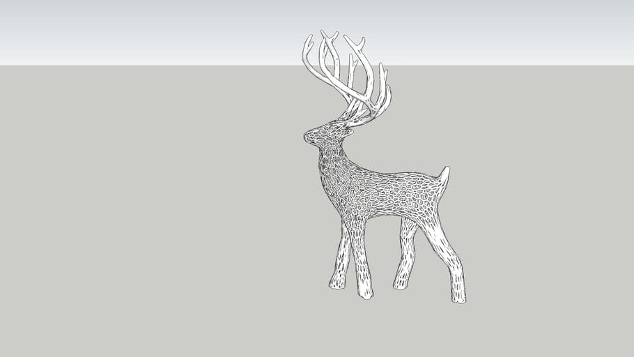 Deer Sculpture | 3D Warehouse