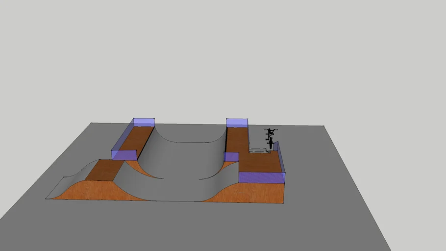 Bmx/skate mini ramp | 3D Warehouse