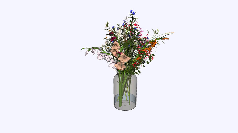 bloemen in vaas - flowers in vase | 3D Warehouse