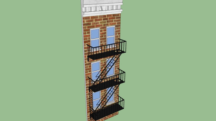 Fire Escape | 3D Warehouse