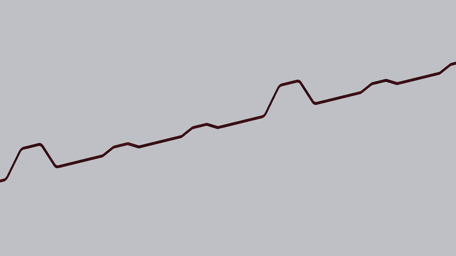 Rib type metal Roof | 3D Warehouse