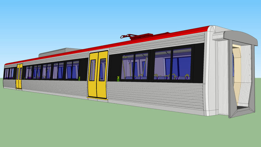 Queensland Rail IMU Train Middle | 3D Warehouse