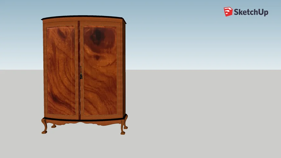 Armadio a due ante classico | 3D Warehouse