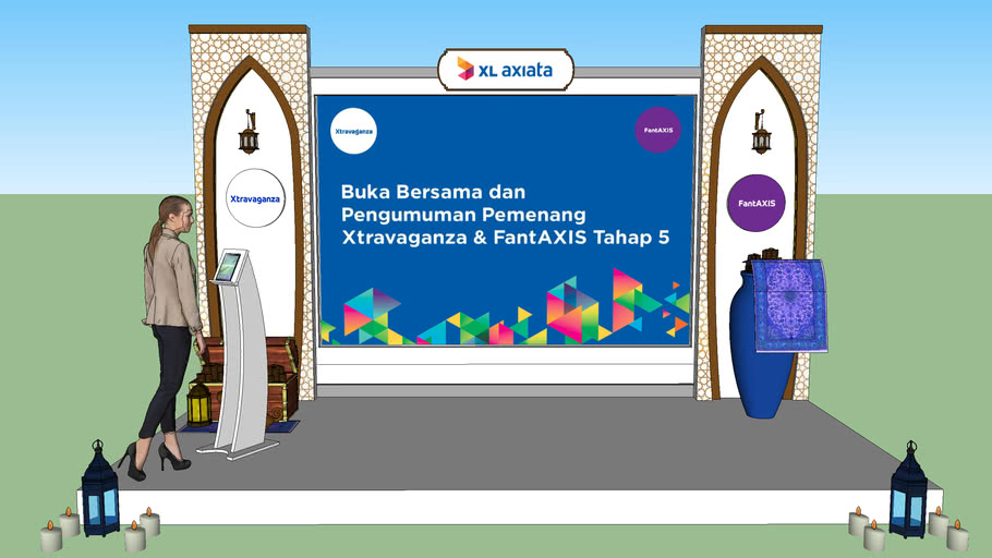 Stage Ramadhan Arabic Modern Design | 3D Warehouse