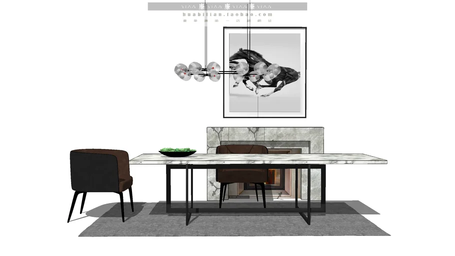 Bàn ăn 15 | 3D Warehouse