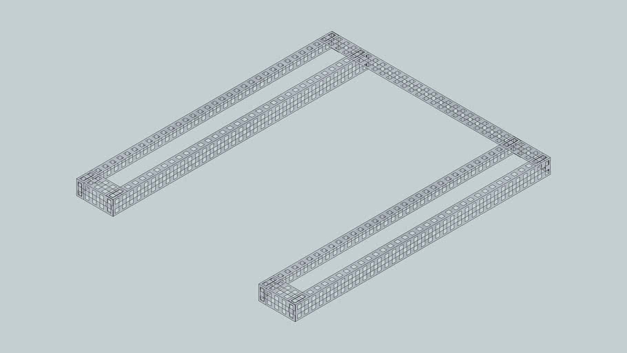 VEX U chassis | 3D Warehouse