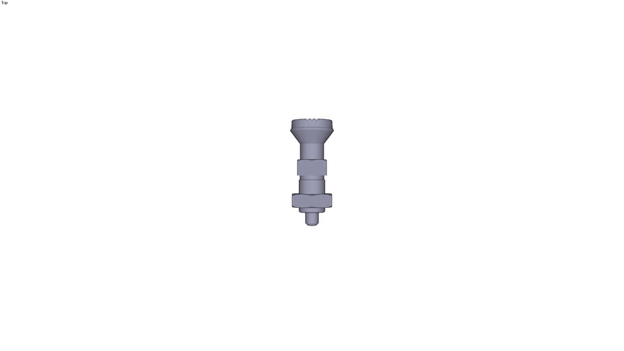 Index pin with plastic head finish steel treated indexing pin form B ...