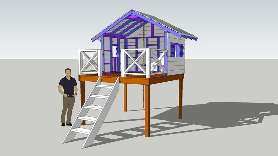 Kids Tree Play House | 3D Warehouse
