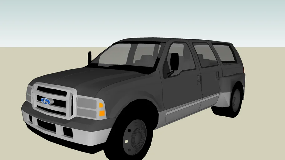 Ford Excursion Dually Cummins | 3D Warehouse