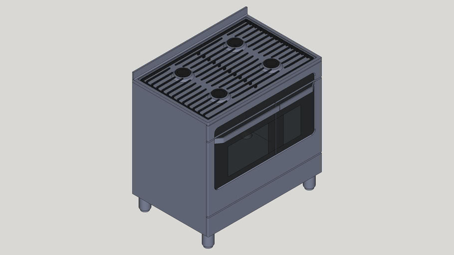 Range Cooker | 3D Warehouse