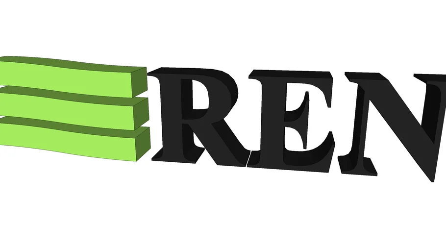 REN logo | 3D Warehouse