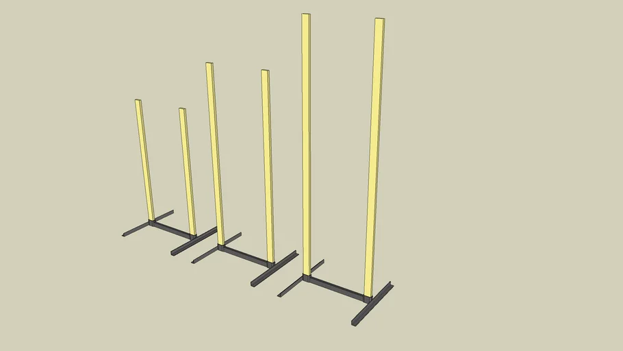 Target Stands for IDPA, IPSC, USPSA Targets | 3D Warehouse